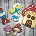 Smurfs Cookies MİX Set / Cookies/royal Icing/priyanik/ Topper ...