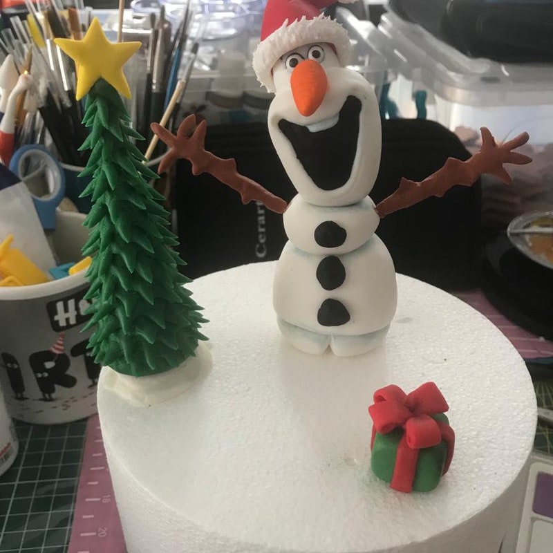 Olaf Cake Topper - Etsy
