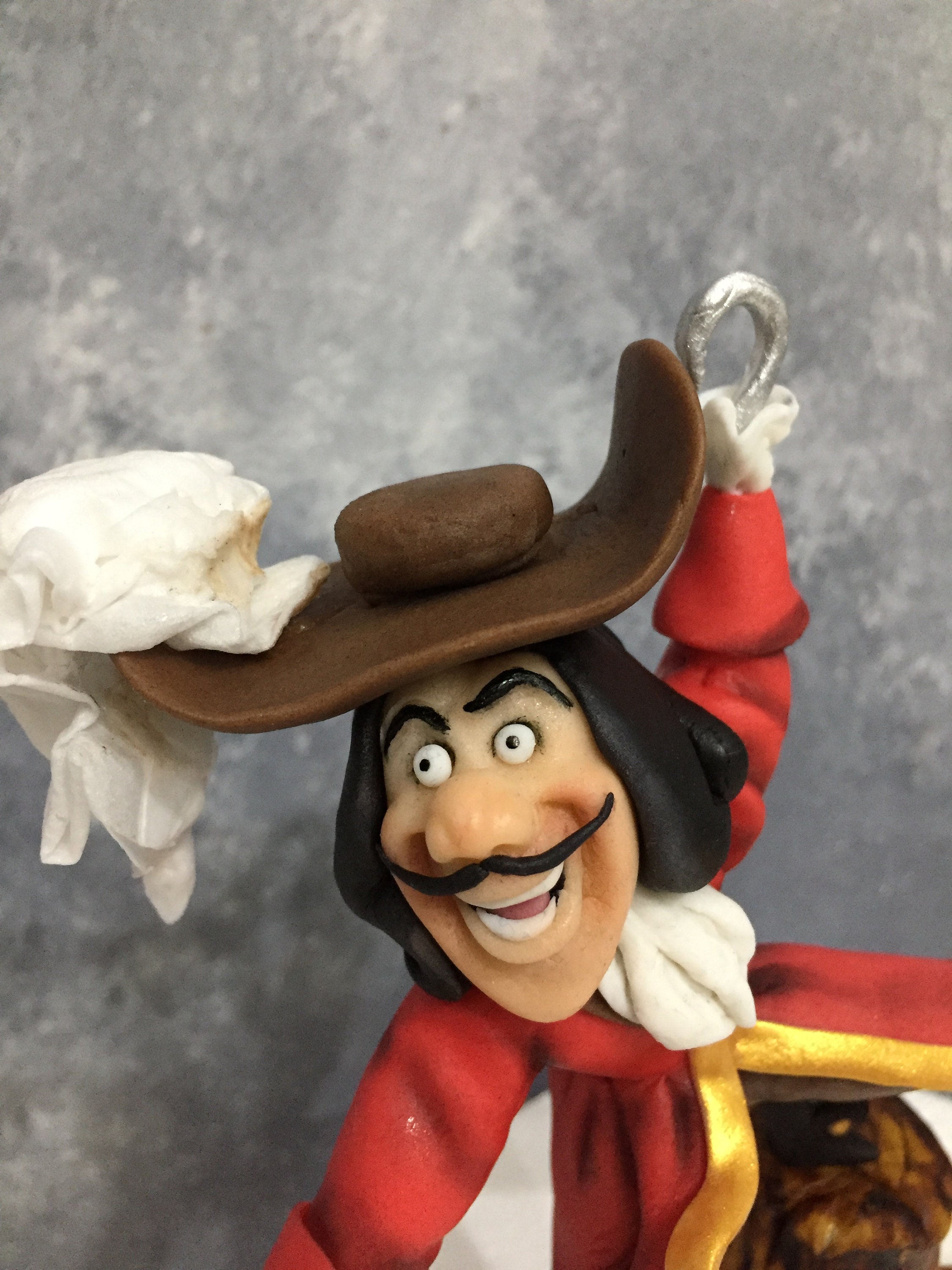 Captain Hook Peter Pan / Cake Topper, Birthday Party / Cake Decoration ...