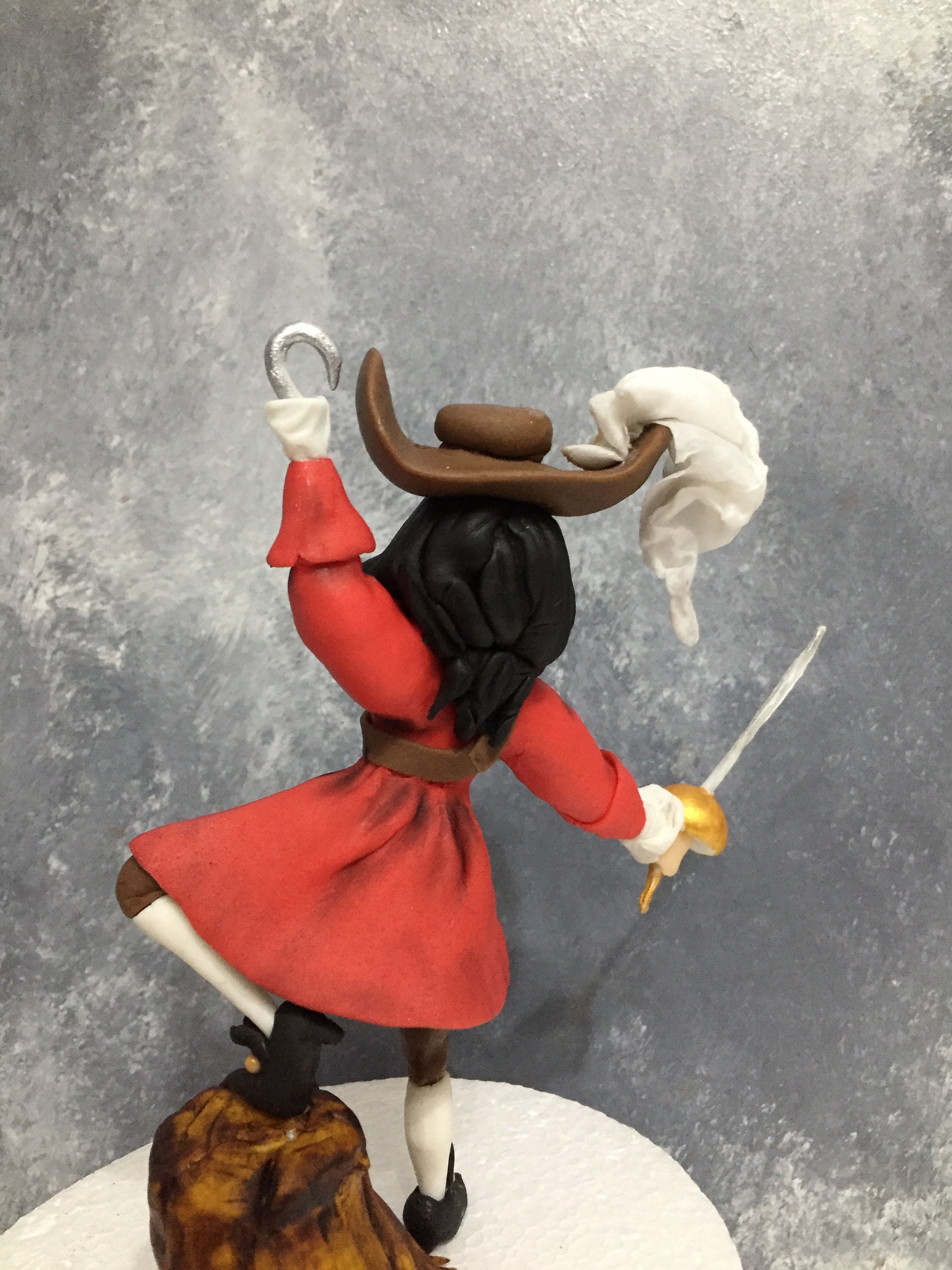 Captain Hook Peter Pan / Cake Topper, Birthday Party / Cake Decoration ...