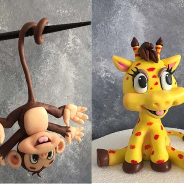 Fondant Monkey - Etsy