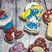 Smurfs Cookies MİX Set / Cookies/royal Icing/priyanik/ Topper ...