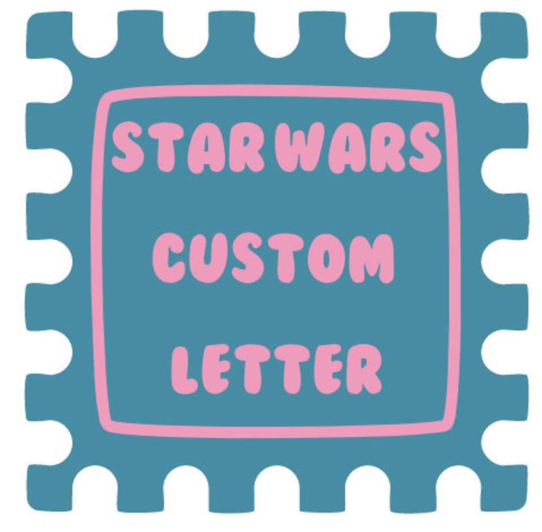 Star Wars Custom Character Letter - Etsy