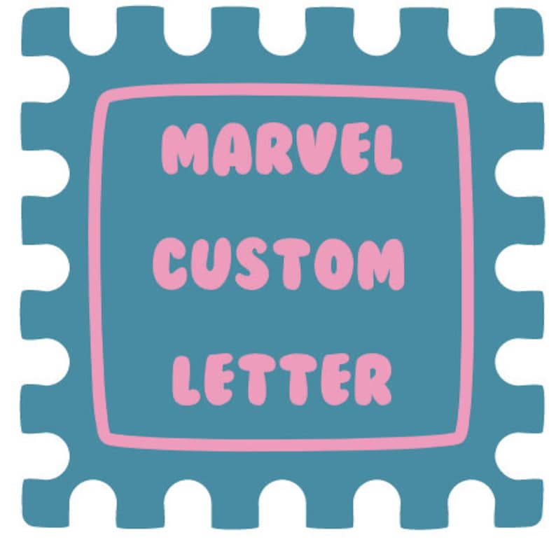 Marvel Custom Character Letter - Etsy