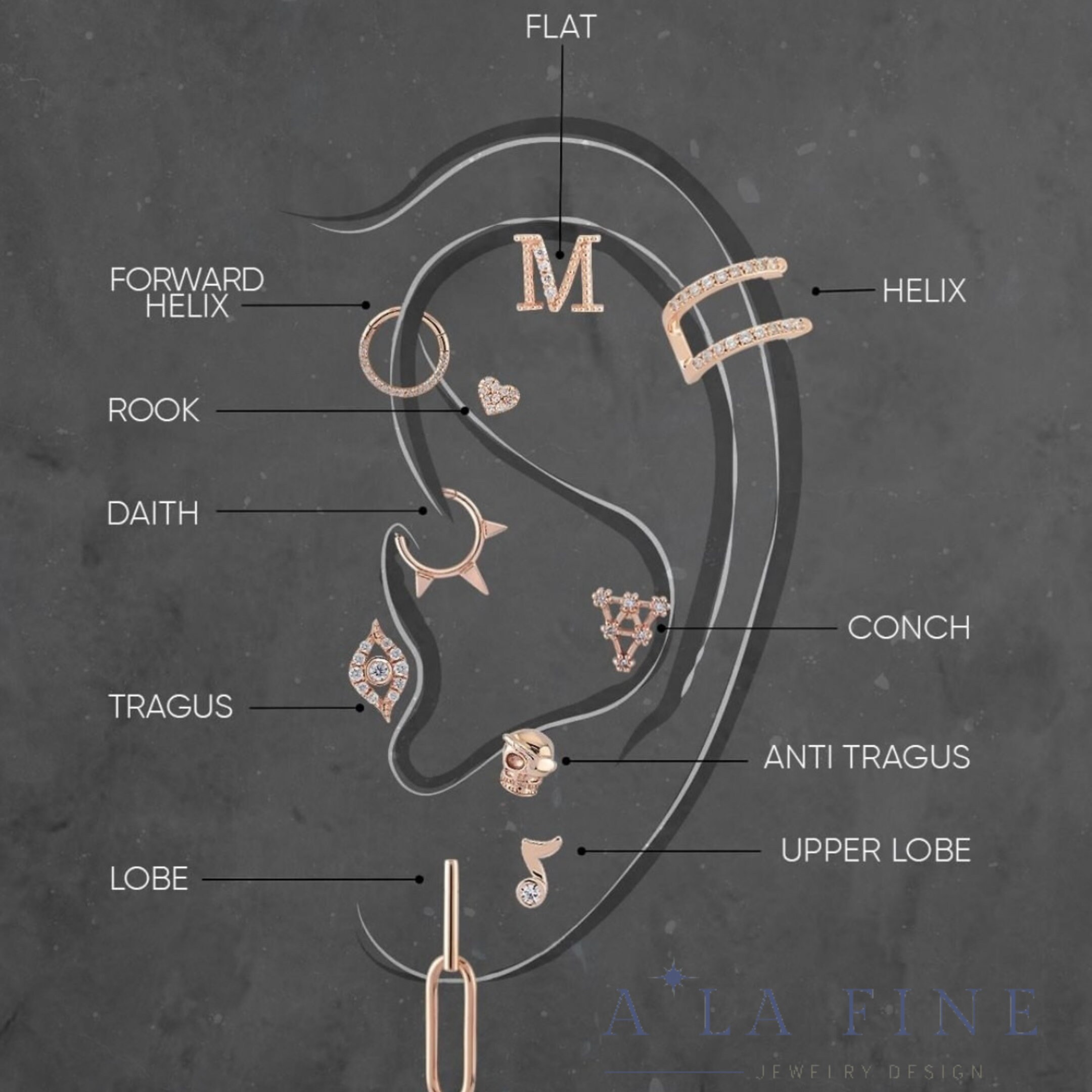 14K Solid Gold Feather Piercing Minimalist Feather Tragus - Etsy