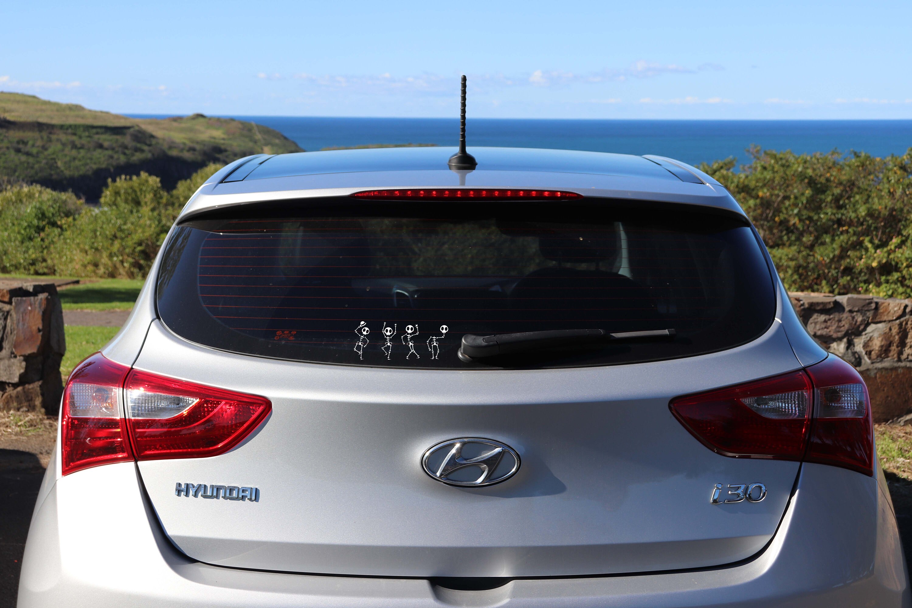 Dancing Skeleton Car Stickers / Skeleton / Skulls / Vinyl / Skeletons ...