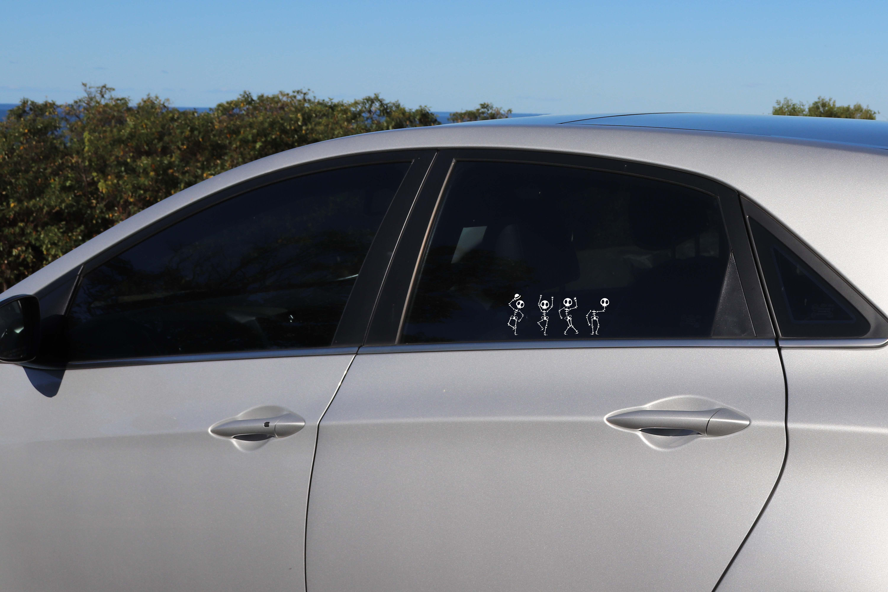 Dancing Skeleton Car Stickers / Skeleton / Skulls / Vinyl / Skeletons ...