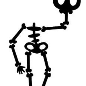 Dancing Skeleton Car Stickers / Skeleton / Skulls / Vinyl / Skeletons ...