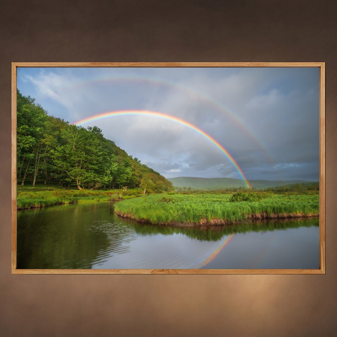 Double Rainbow Over Canaan Valley in West Virginia - Fine Art Nature ...