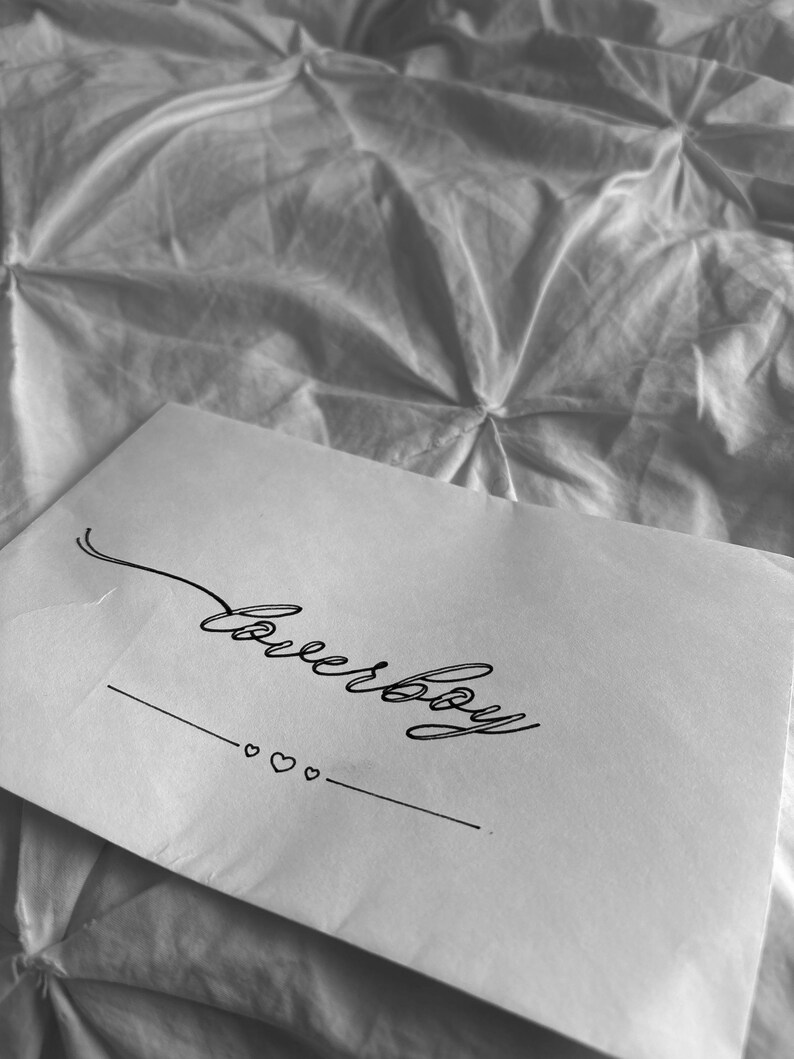 Valentines Day Envelope Template Canva | Editable A7 Text Envelope ...