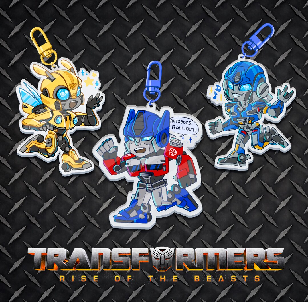 PREORDER Chibee, Optimus, Mirage, Rise of the Beasts 2.5'' Acrylic ...