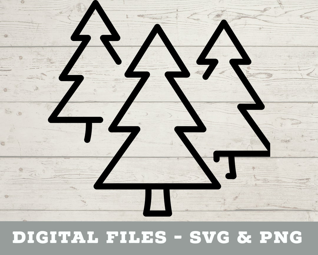 Doodle Tree Clipart SVG Tree Clipart Tree Clipart SVG - Etsy