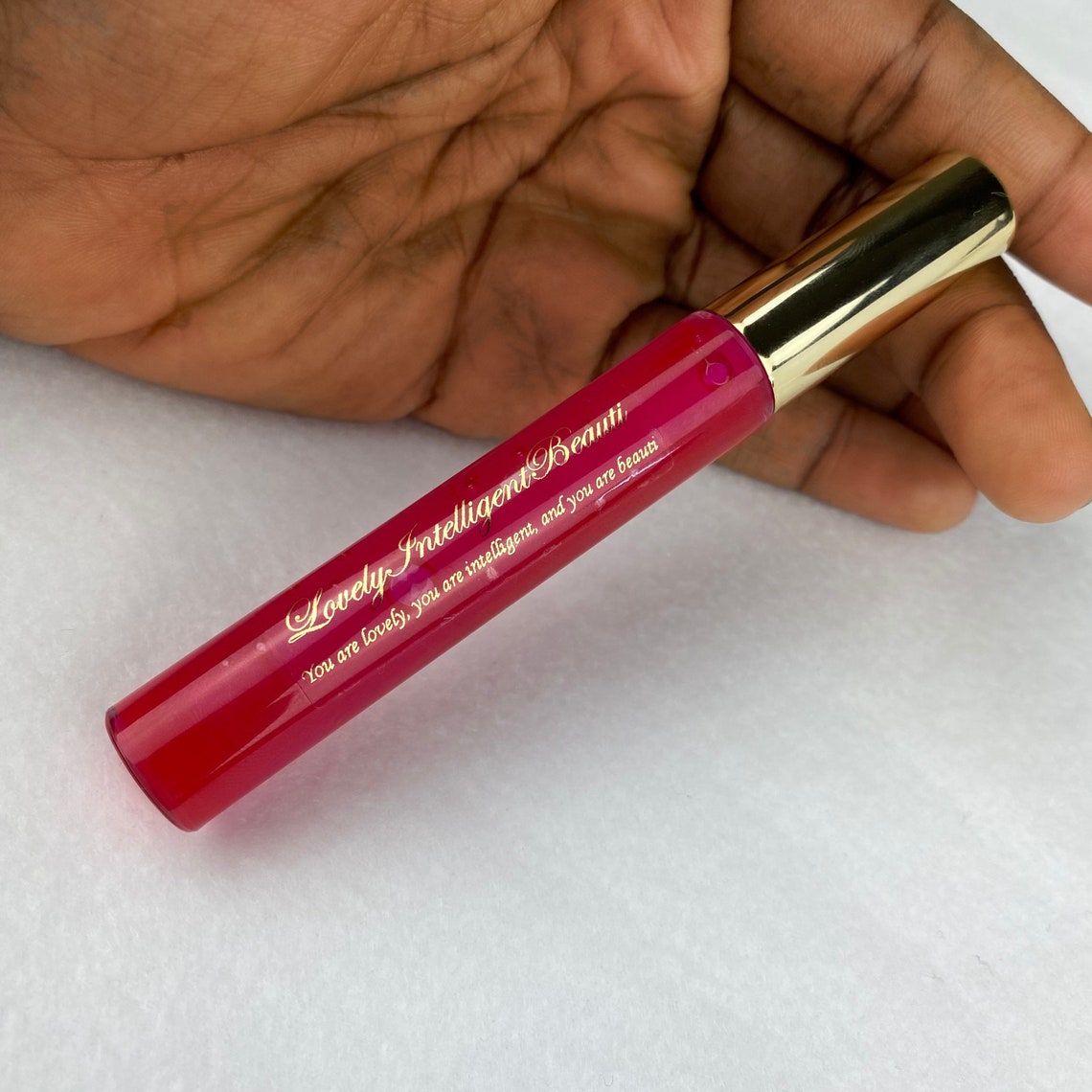 Glossy Lips Aesthetic Girl Clear Lip Gloss | Etsy