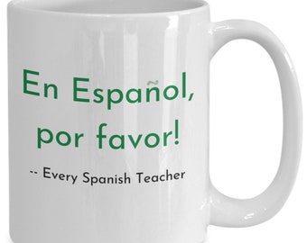 Spanish Teacher Mug | Etsy