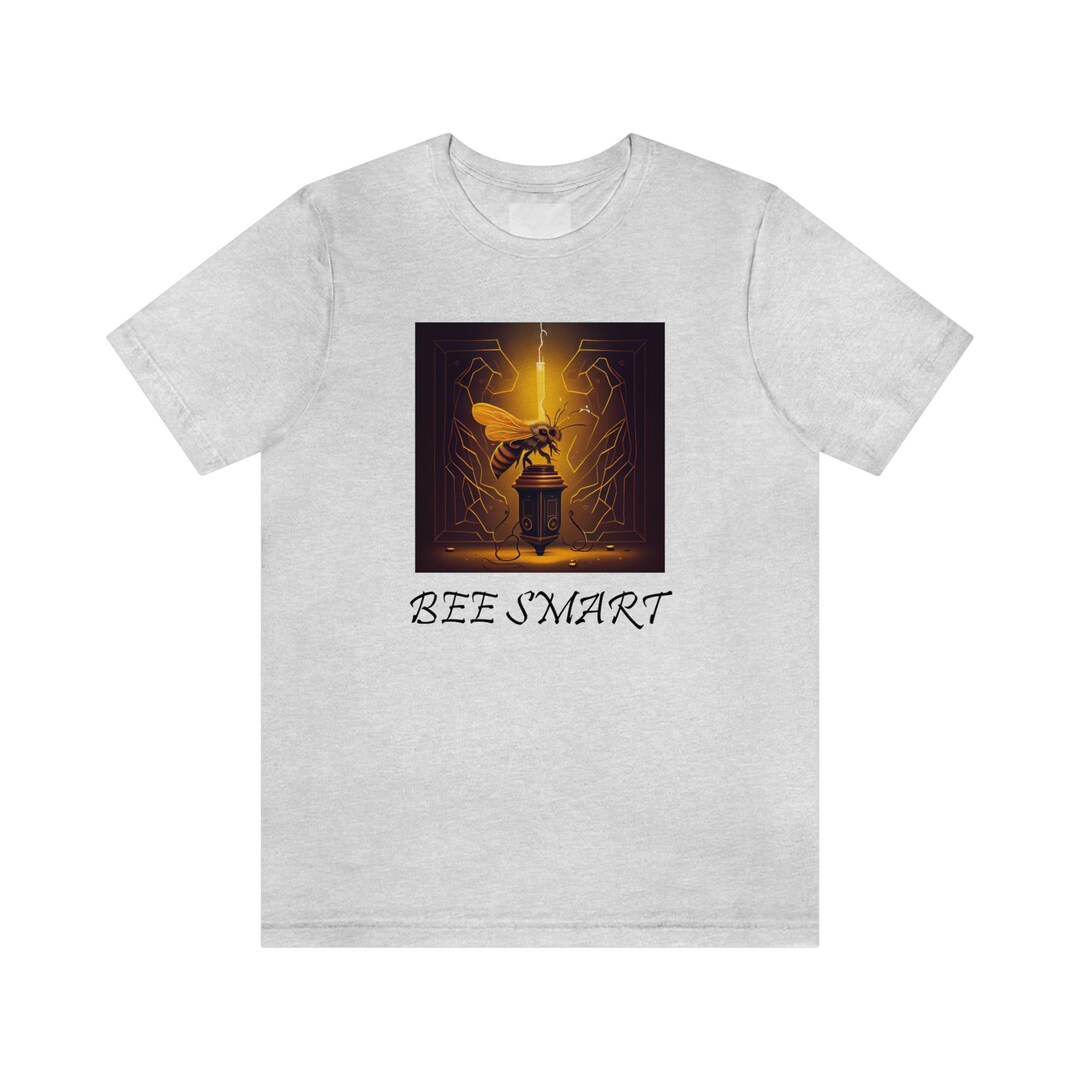 Bee Smart Nikola Tesla Bee Honey Bee Tesla Coil Tesla Retro Art Unisex ...