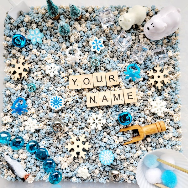 Snow Sensory Bin - Etsy