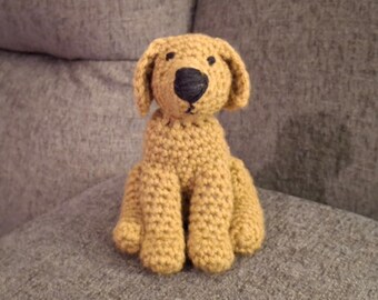 Handmade Crochet Amigurumi Chocolate Labrador Dog - Etsy