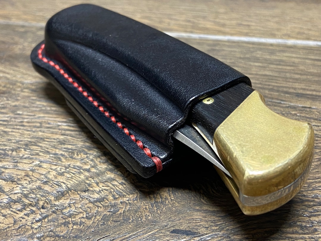 Horizontal Leather Sheath for Buck 110 Folding Knife (no Flap) - Etsy