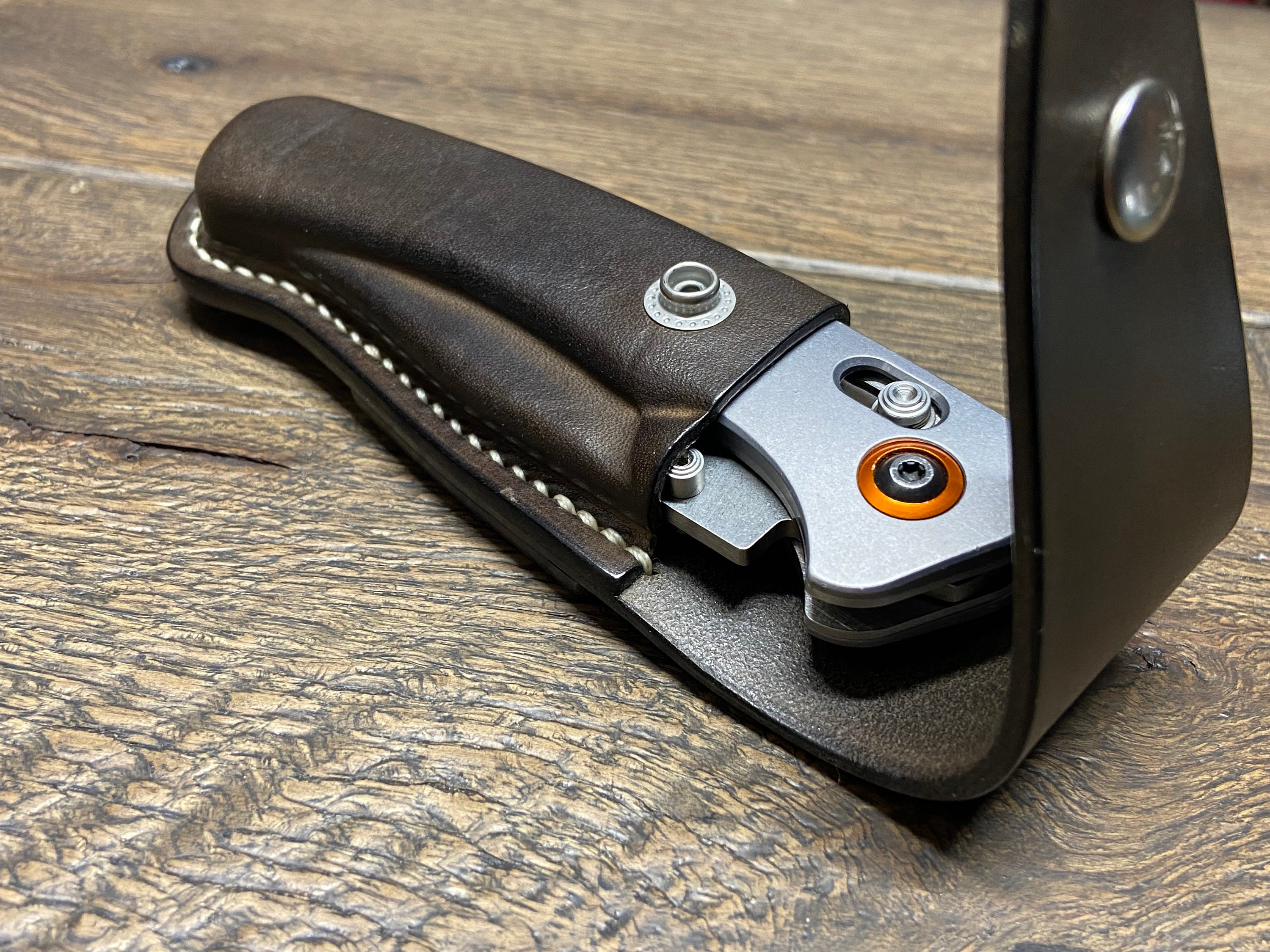 Horizontal Leather Sheath for Benchmade Full Size Crooked - Etsy