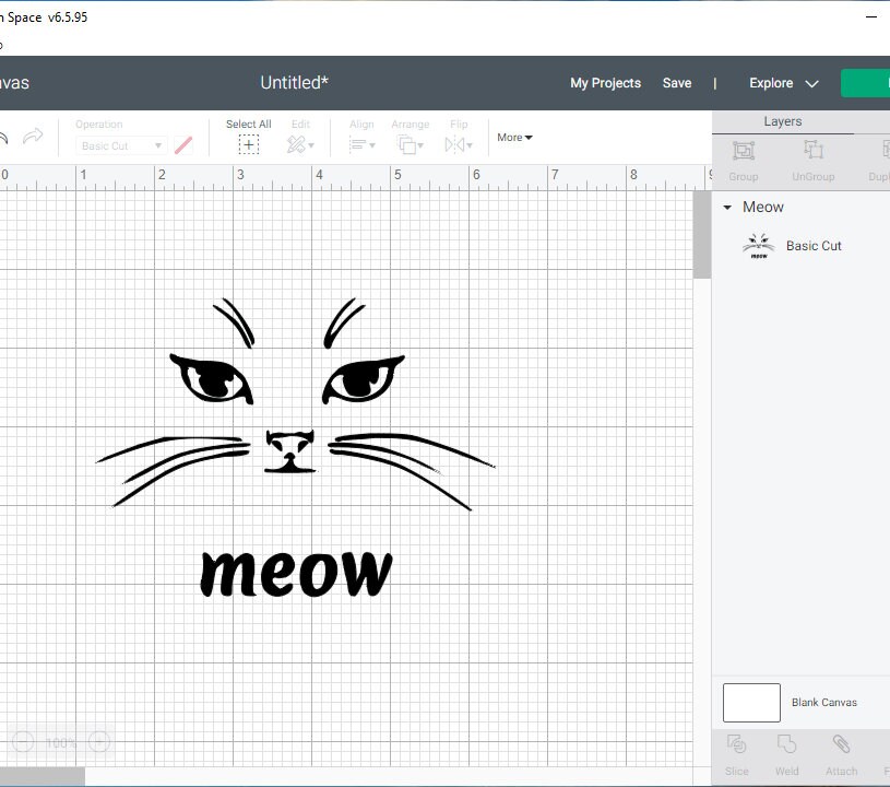 Cat Meow Svg Cat Face Svg Cat Whiskers Cat Nose Svg Cat Face - Etsy