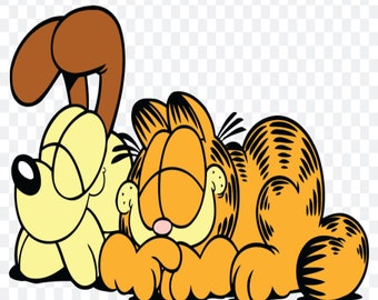 Garfield and Odie Svg - Etsy UK