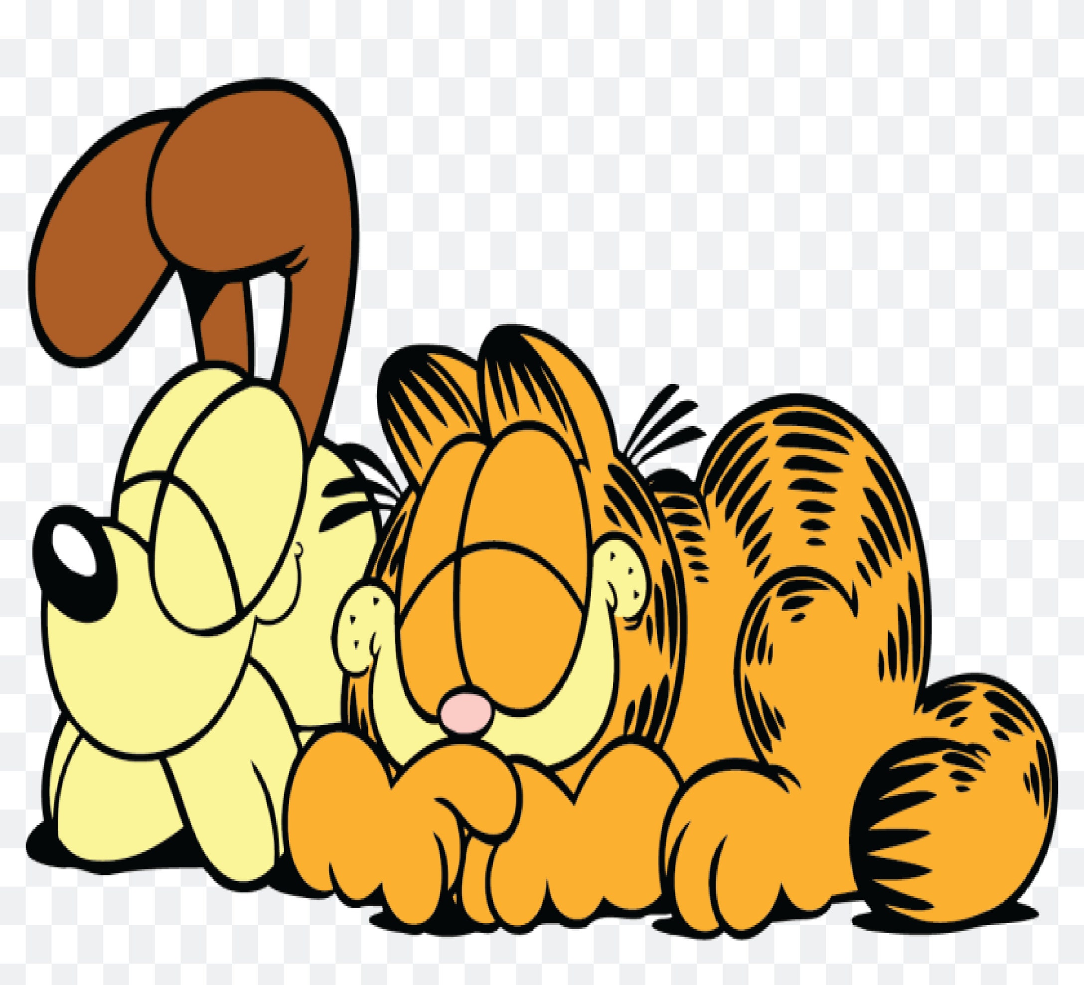 Multi Garfield and Odie SVG PNG Files T-shirts Hat - Etsy Canada