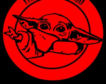 Grogu Window Decal - Etsy