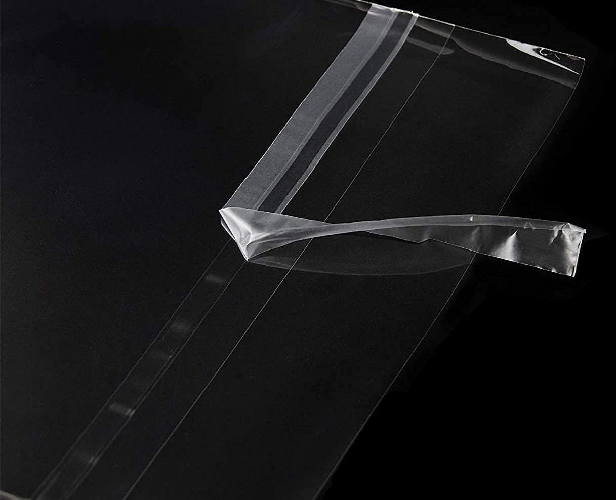 Acid-free Crystal Clear Sleeves Storage Bags/cello Clear Bags With Re ...