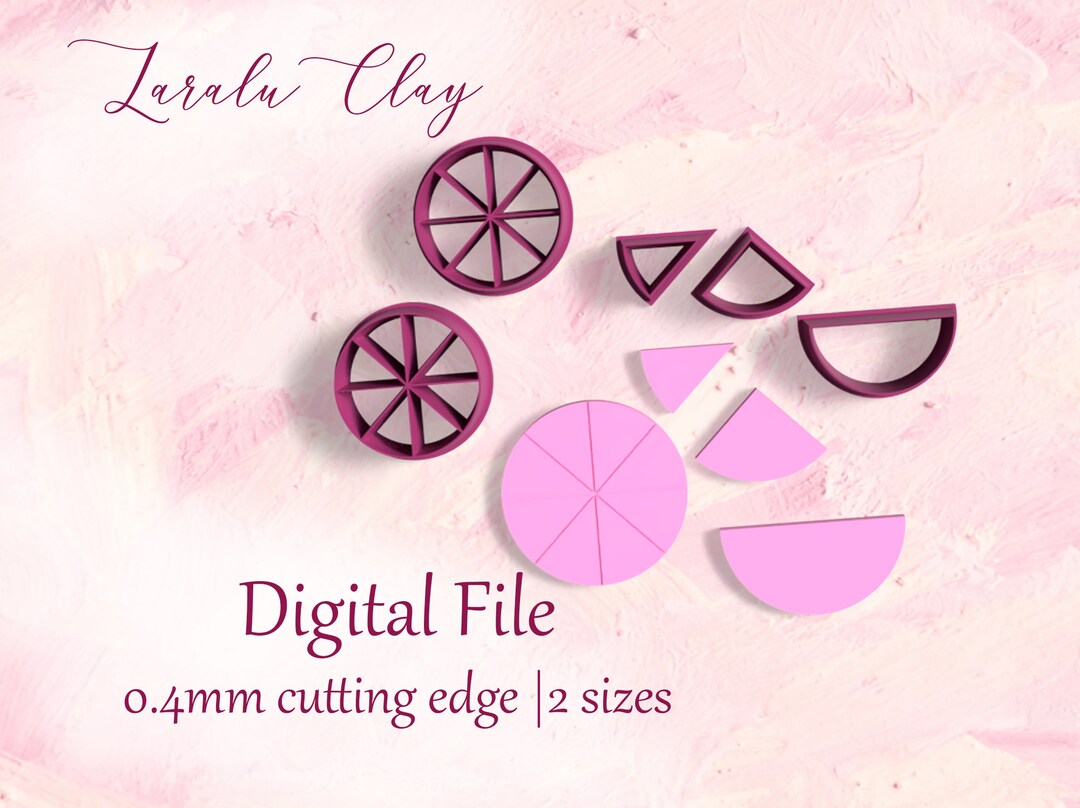 Colour Mixing Wheel Clay Cutter STL | STL Digital File | 2 Sizes ...