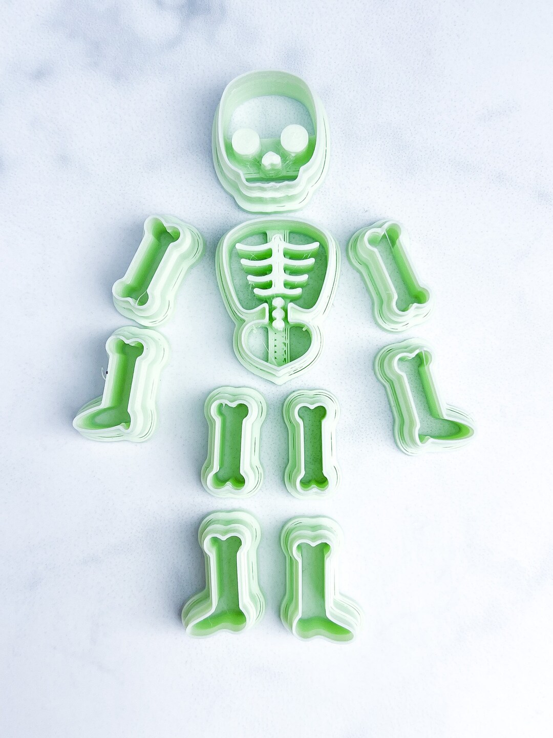 Skeleton Polymer Clay Cutter Set | Polymer Clay Earrings | Cookie ...