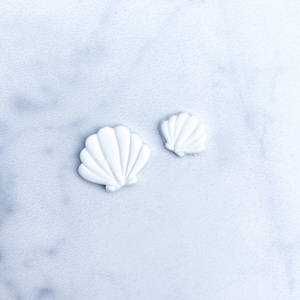 Shell Polymer Clay Cutter | Scallop Embossed Cutter | Clam Seashell ...