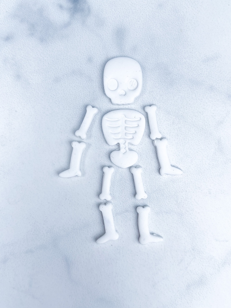 Skeleton Polymer Clay Cutter Set | Polymer Clay Earrings | Cookie ...