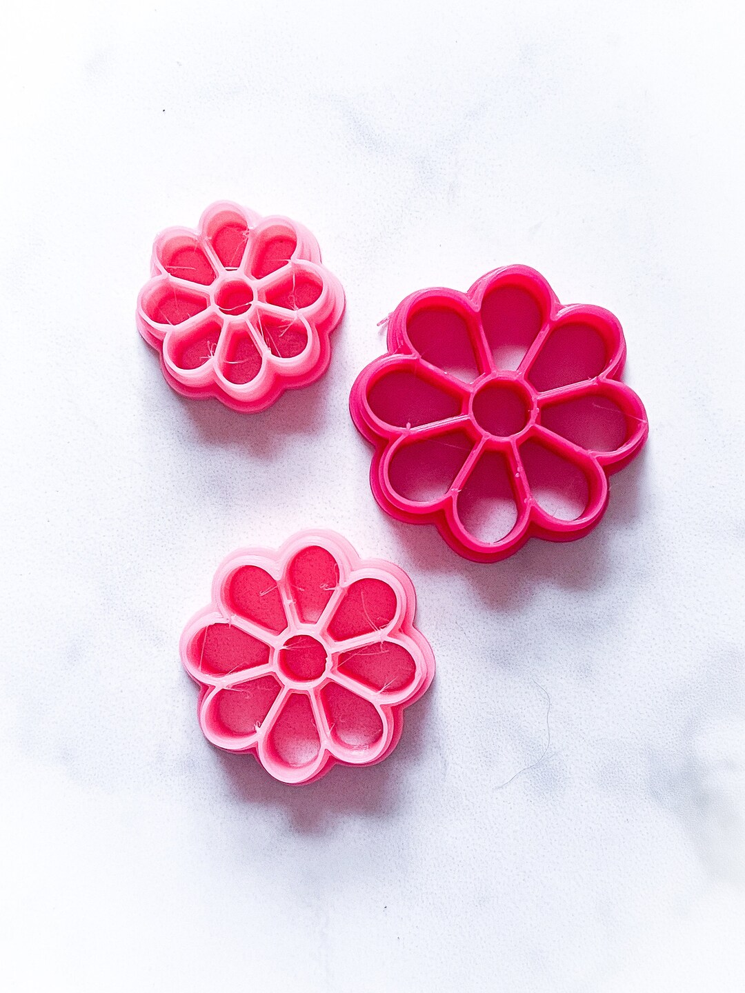 Daisy Polymer Clay Cutter Set | Polymer Clay Earrings | Flower Cookie ...