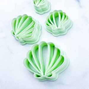 Shell Polymer Clay Cutter Scallop Embossed Cutter Clam Seashell Summer ...