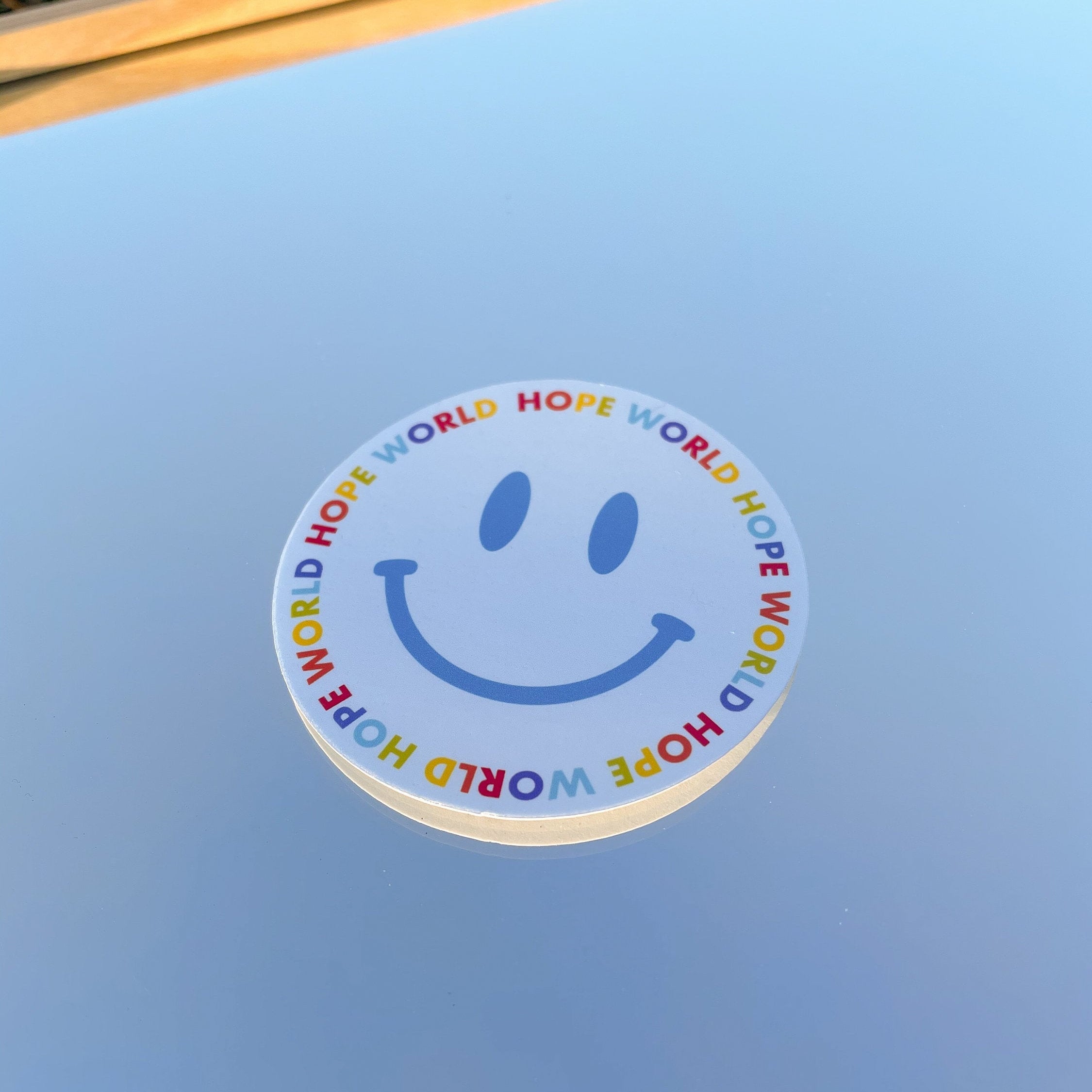 BTS Hope World Sticker Smiley Face J-hope Merch Kpop | Etsy