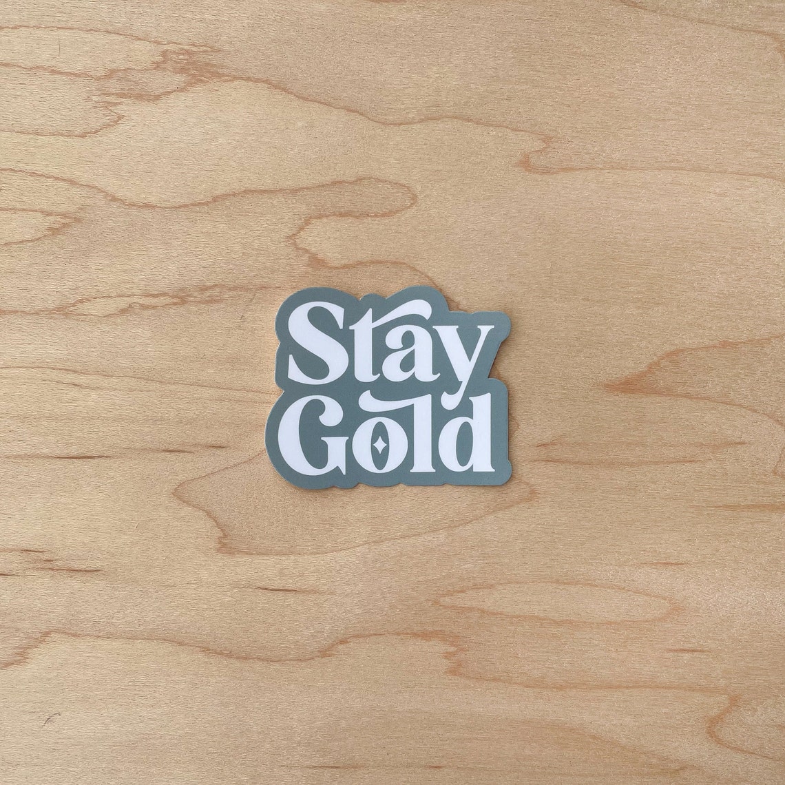 BTS Retro Stay Gold Sticker / BTS sticker / Subtle KPOP merch | Etsy España