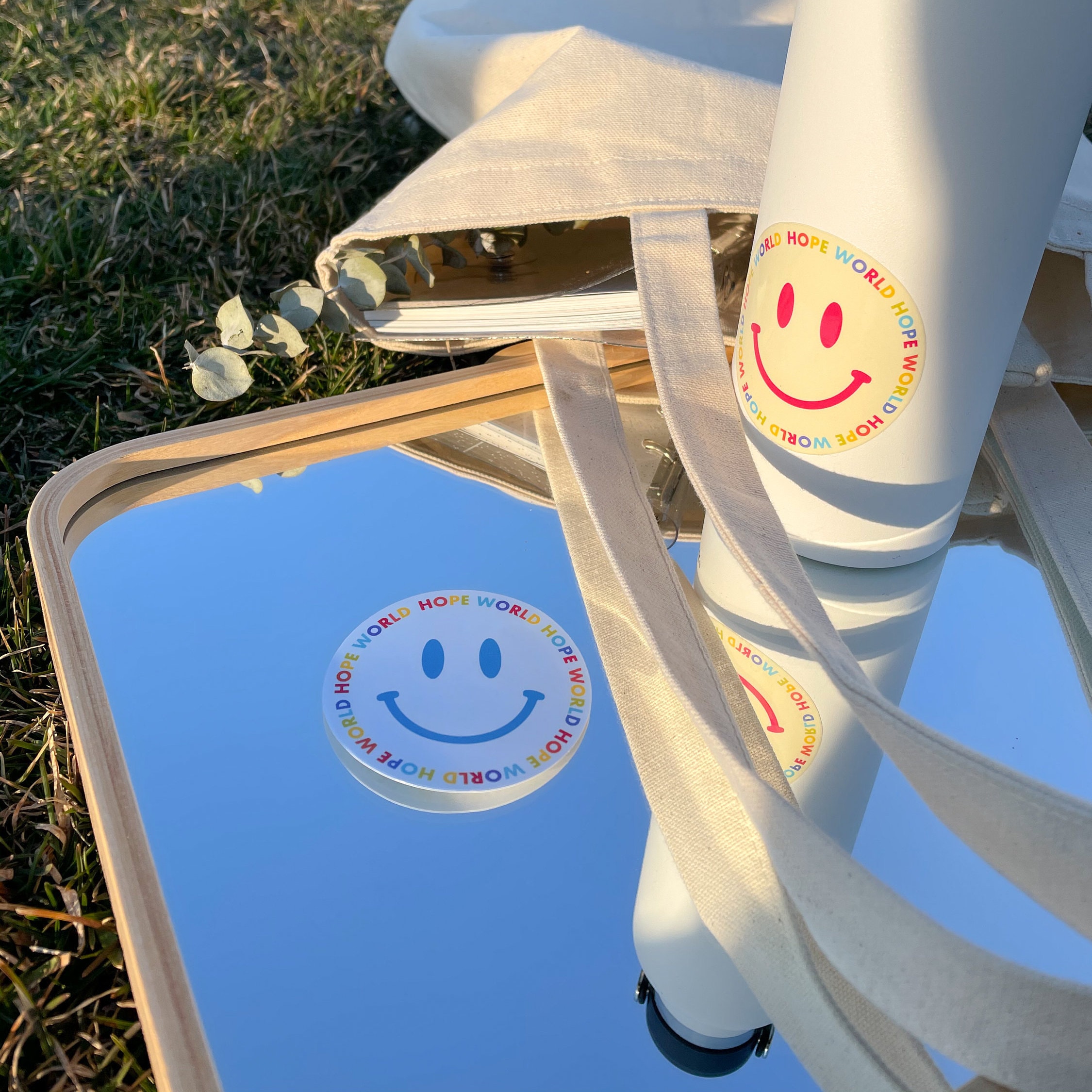 BTS Hope World Sticker Smiley Face J-hope Merch Kpop | Etsy