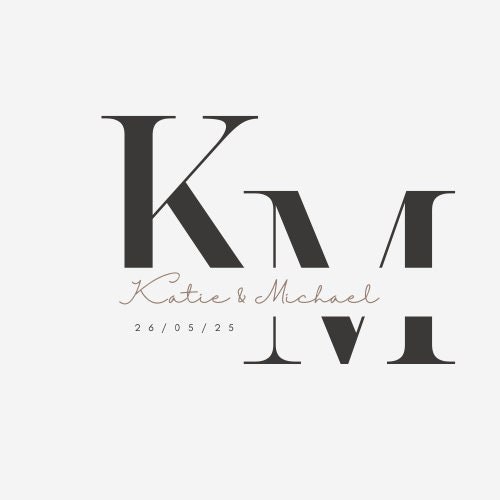 Wedding Monogram Made to Order - Etsy
