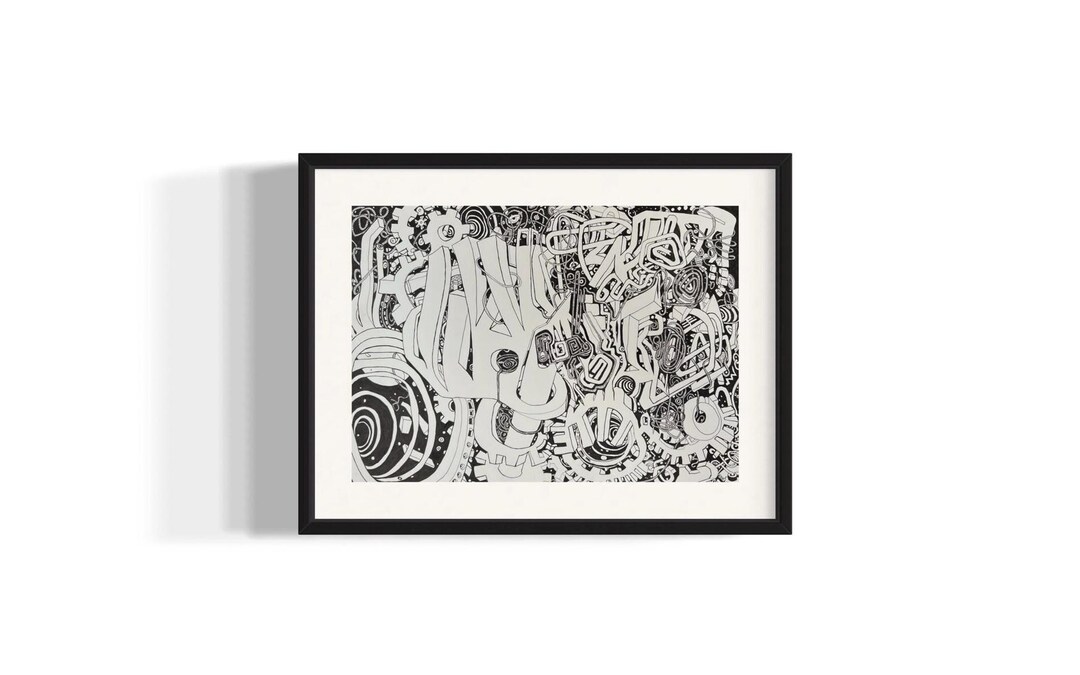 Entropy #1 - Original Art Drawing on Archival Paper, 10 X 14 Original ...