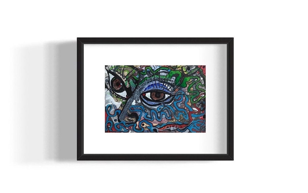 Faces Are so Complicated Original Modern Art Statement Painting on ...