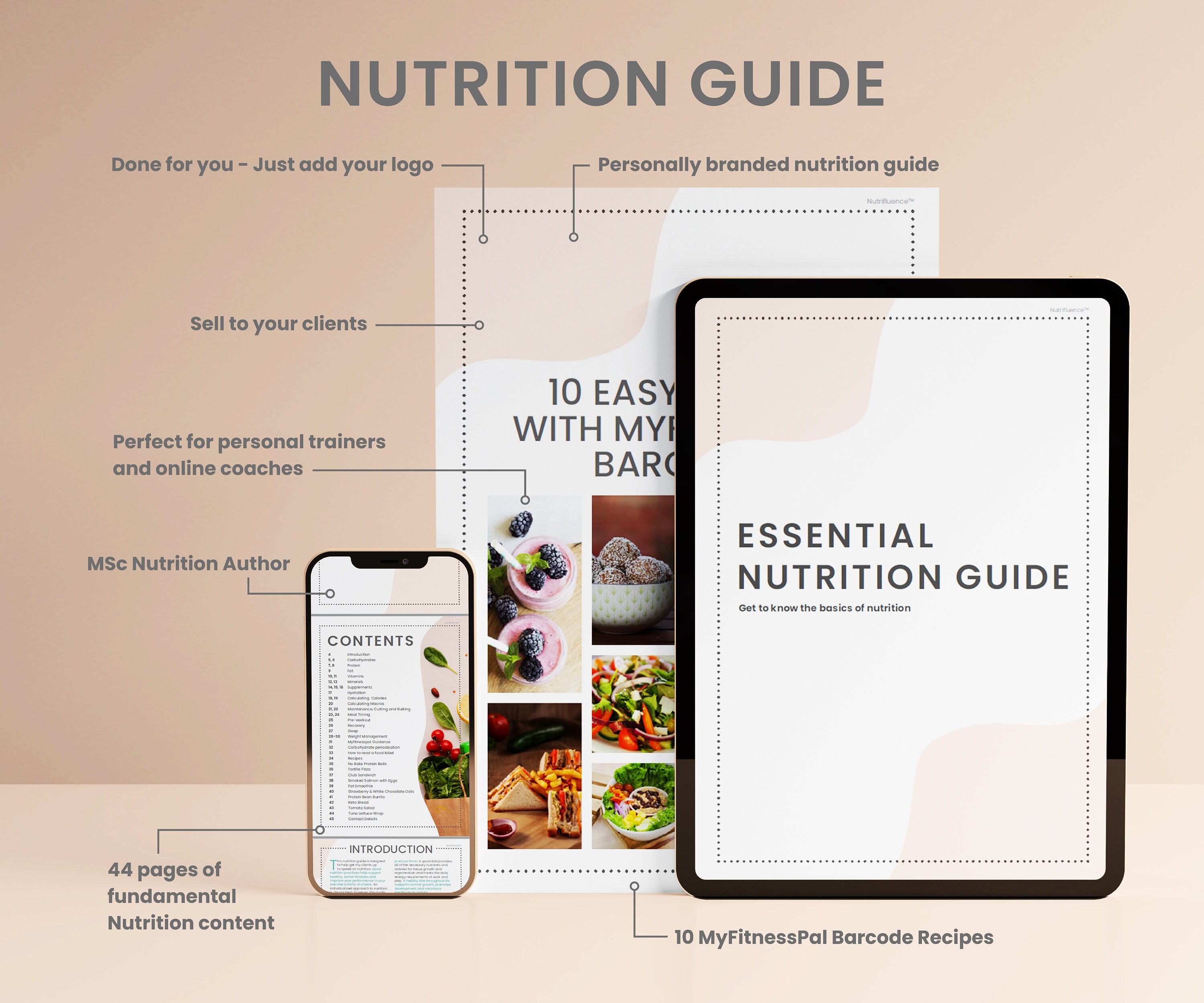 Nutrition Guide Lead Magnet Done for You Add Your Logo - Etsy