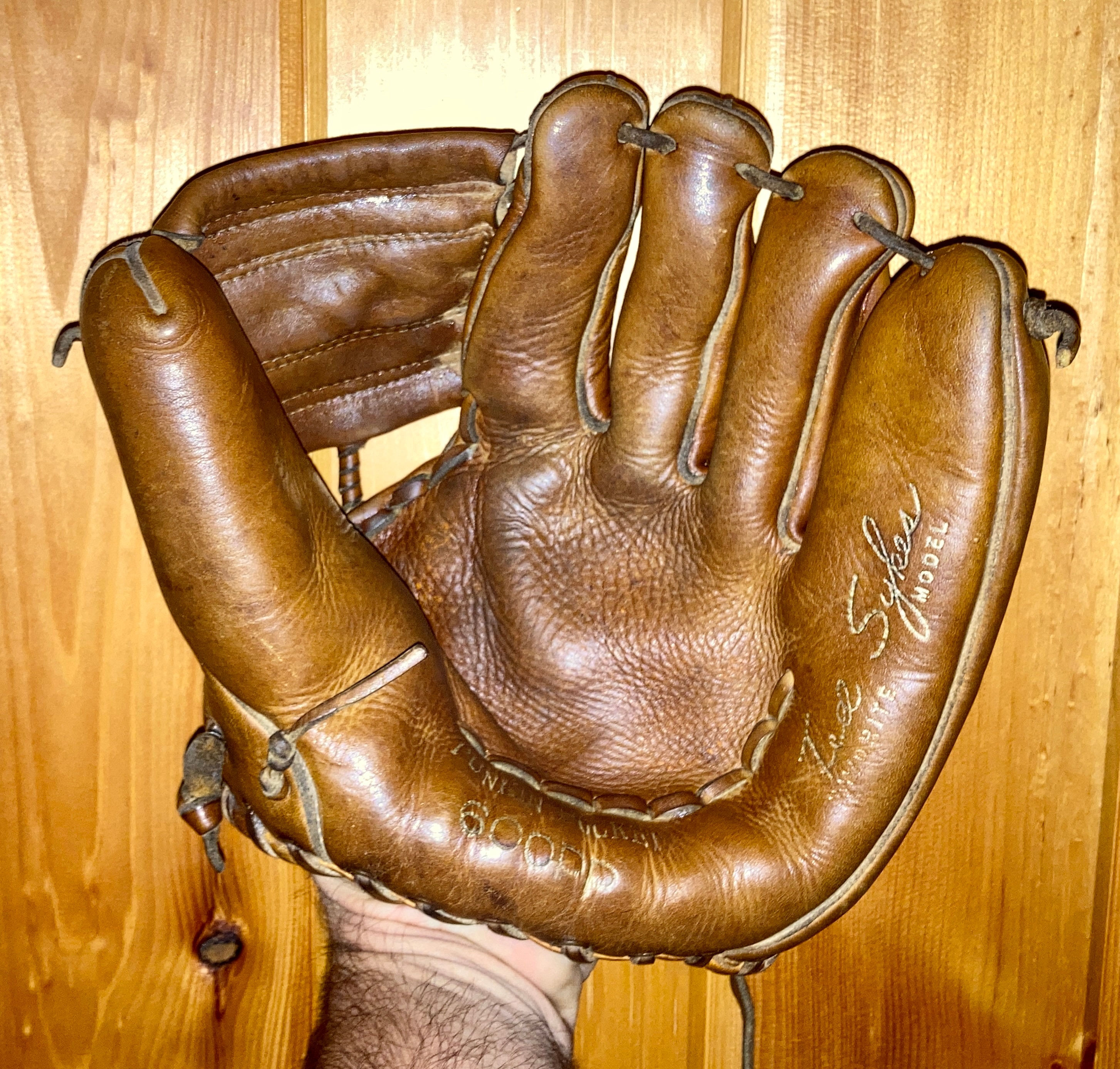 Baseball Glove Ted Sykes Punkin Pocket 1950's Baseball - Etsy