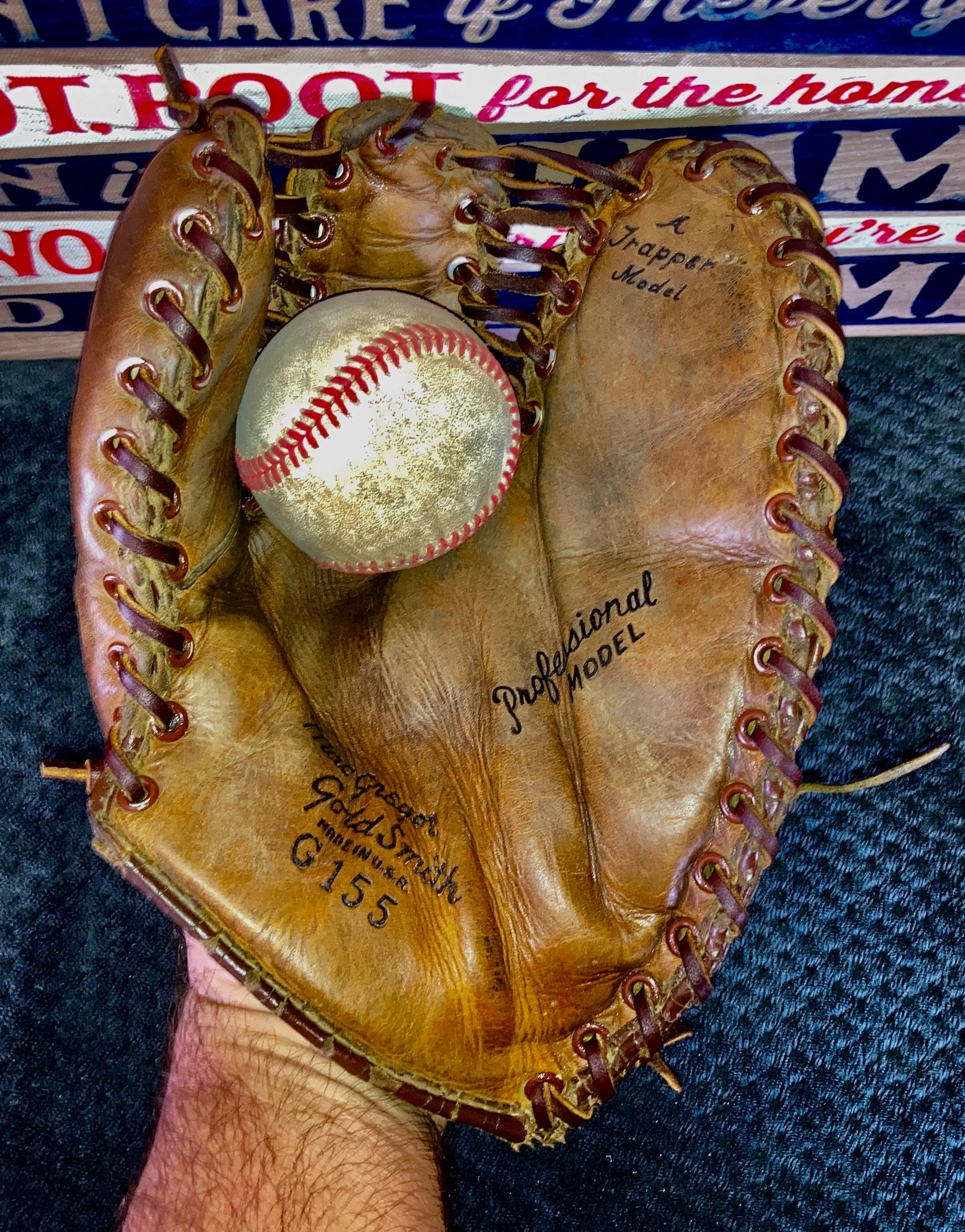 Antique Baseball Glove Goldsmith Baseball Glove 1st Base Glove - Etsy