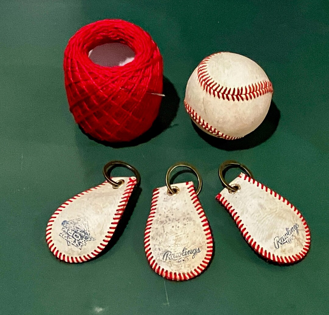 Baseball Key Ring - Key Chain - Rawlings Baseball - Etsy