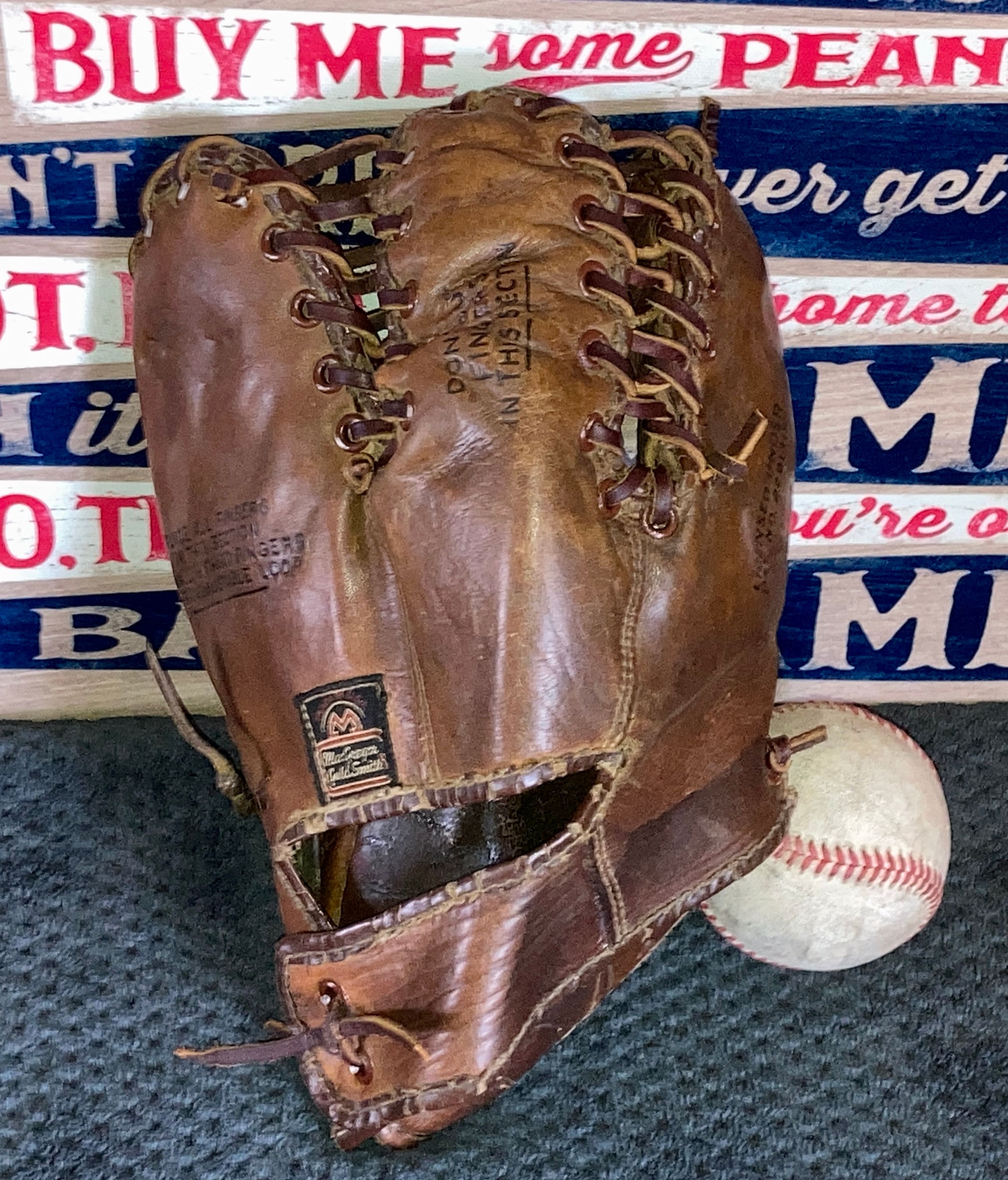 Antique Baseball Glove Goldsmith Baseball Glove 1st Base Glove - Etsy