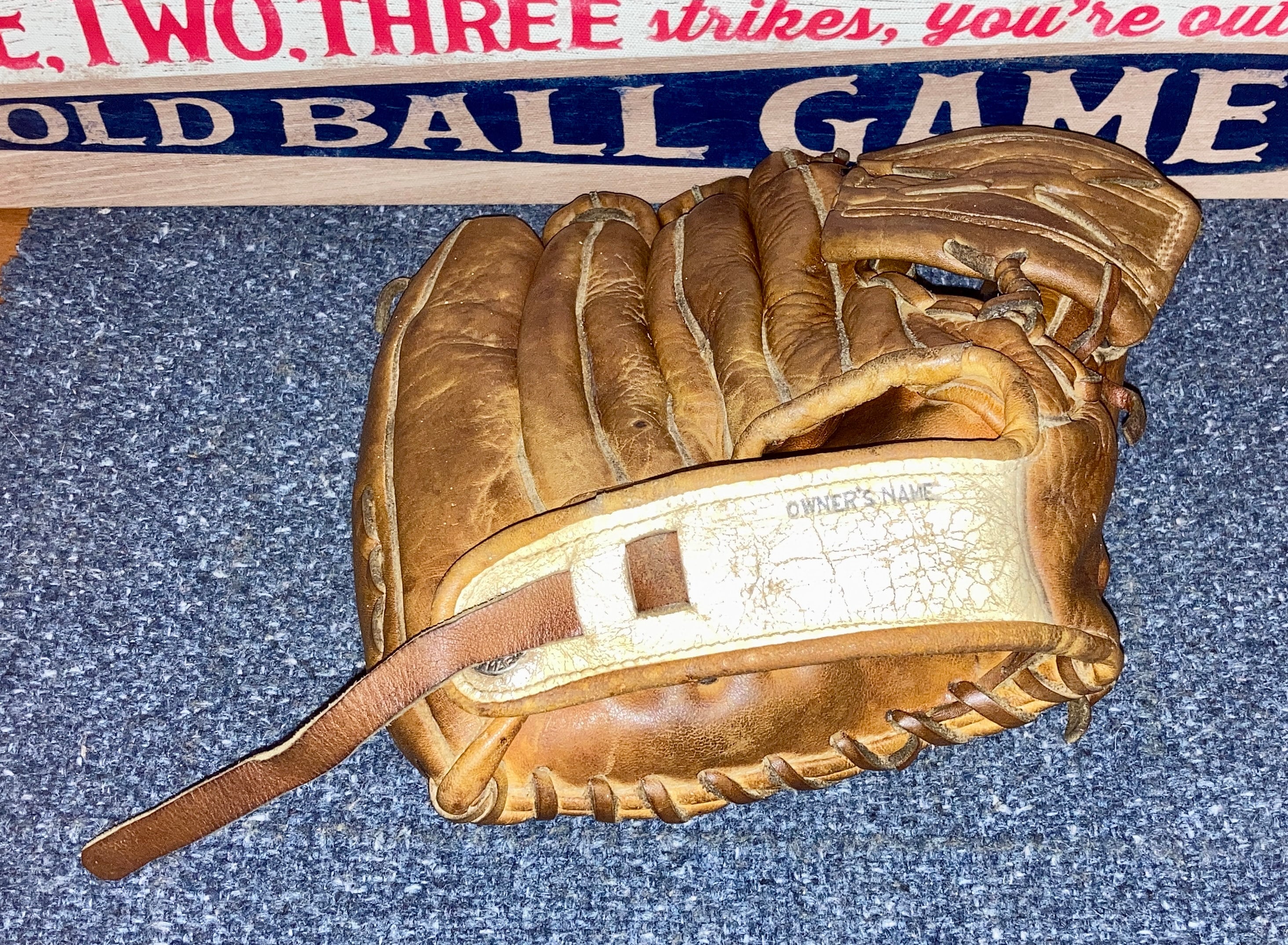 Baseball Glove - Ted Sykes Punkin Pocket - 1950's Baseball - Etsy