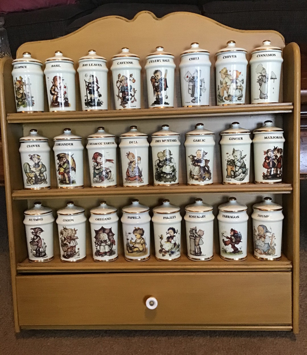 Precious Moments, Spice Rack, - Etsy