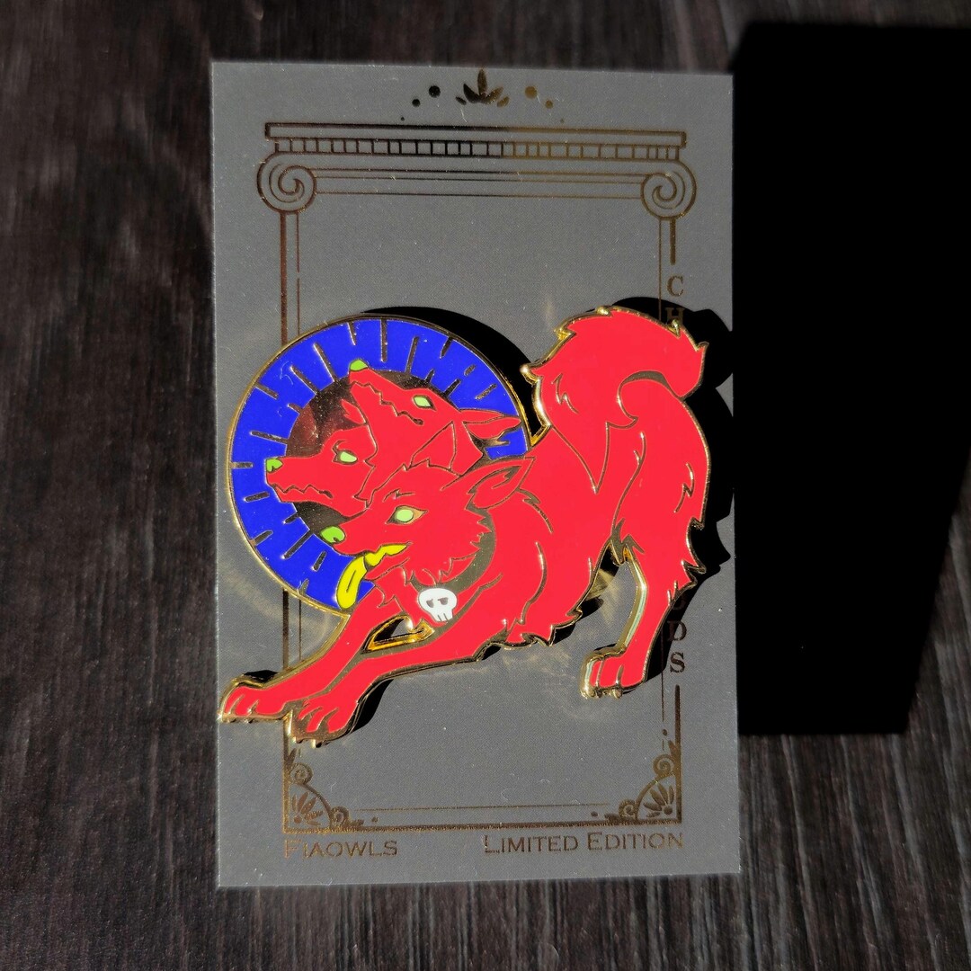 Cerberus Hades Enamel Pin • Limited Edition - Etsy