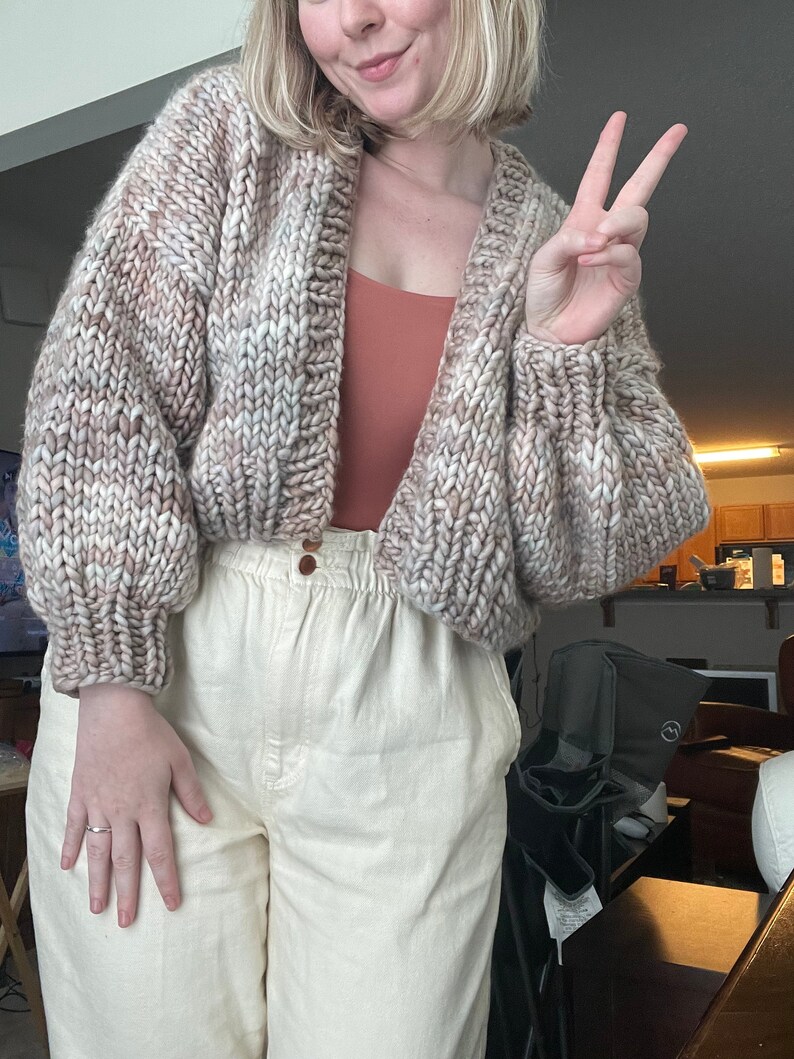 Oli Cardigan Pattern - Etsy