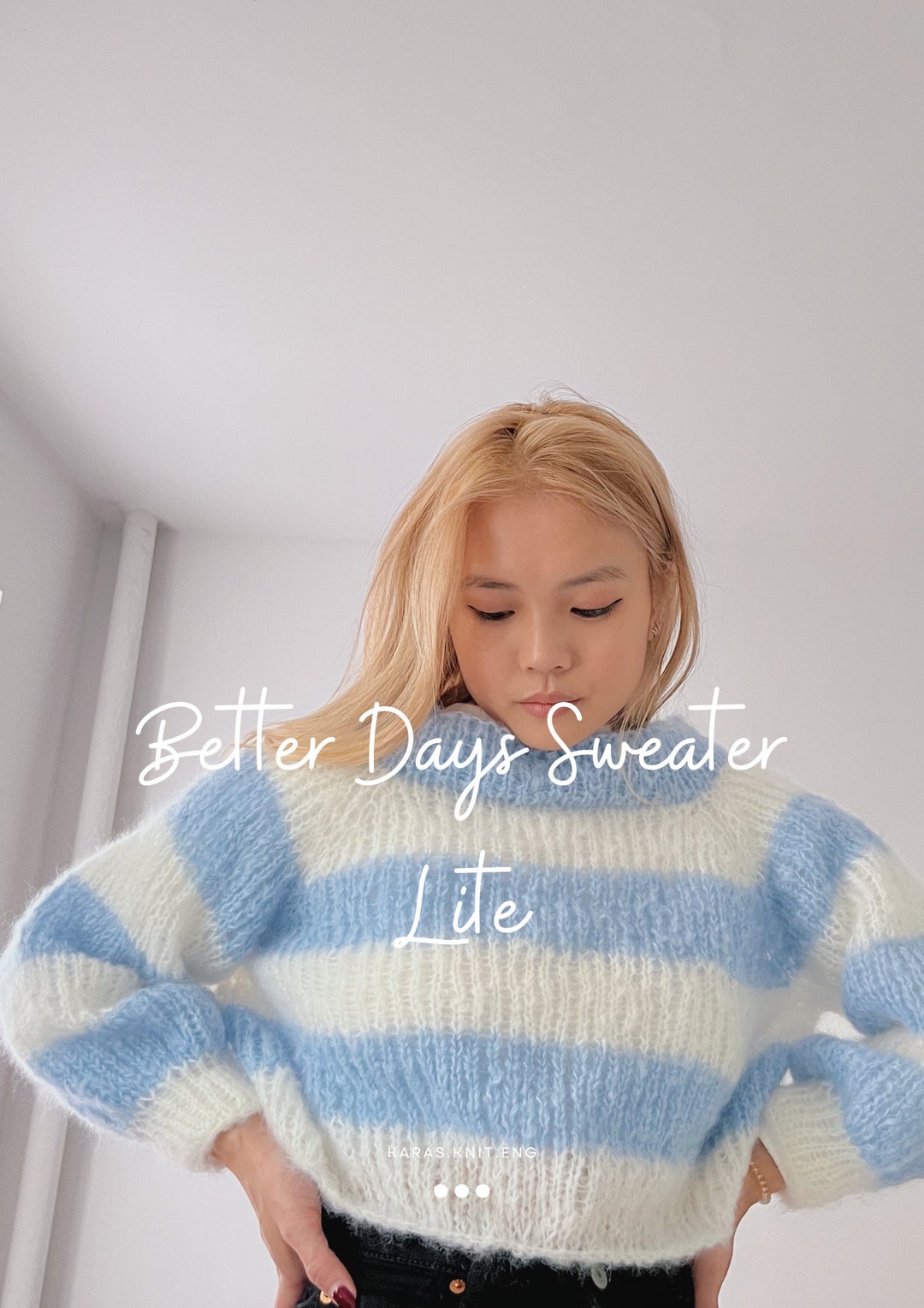 Better Days Sweater Lite Pattern - Etsy